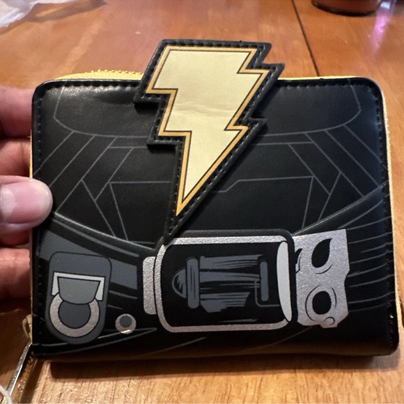 Loungefly | Bags | Loungefly Black And Gold Dc Comics Wallet | Poshmark